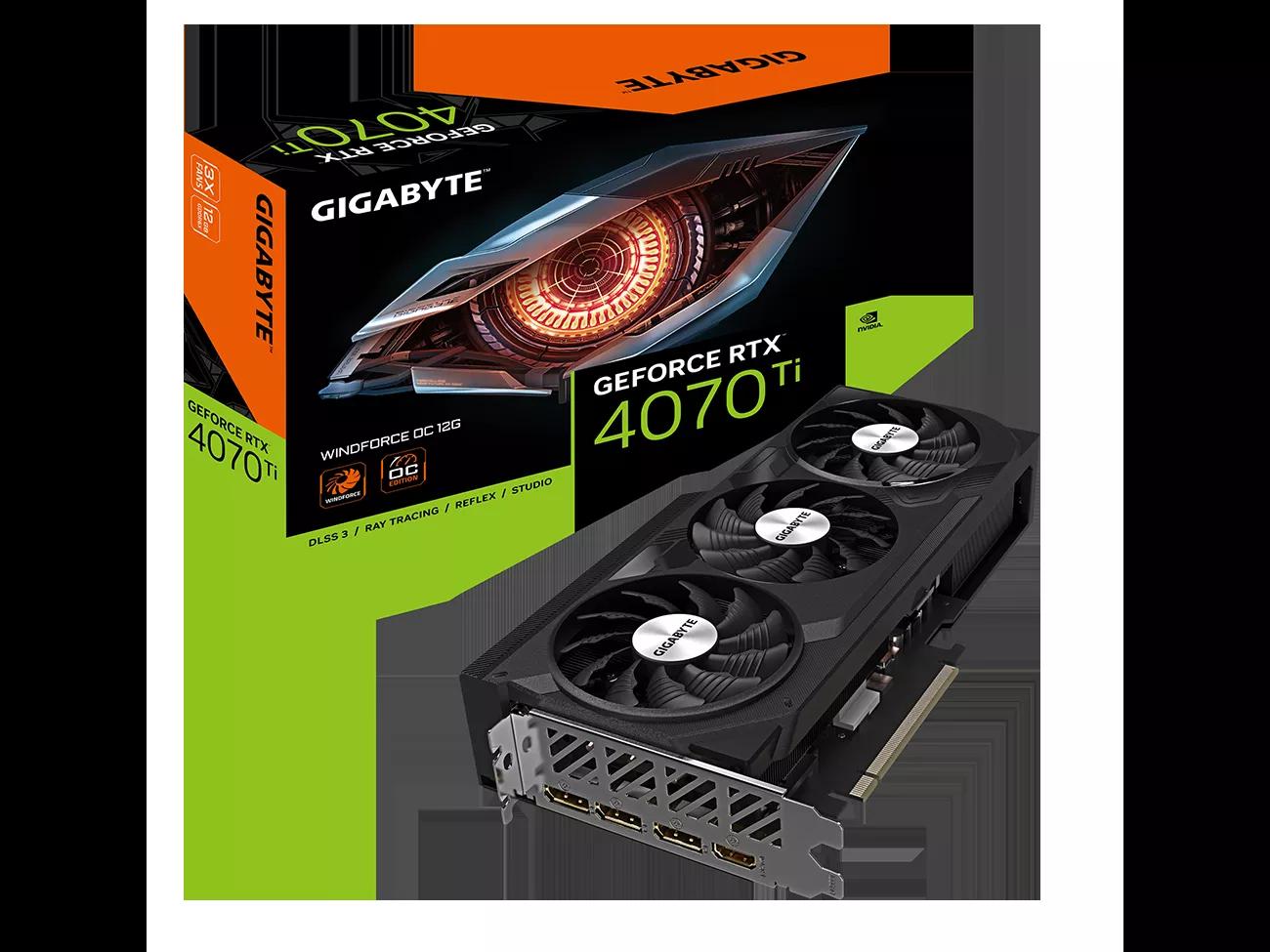GIGABYTE GeForce RTX 4070 Ti WINDFORCE OC 12G