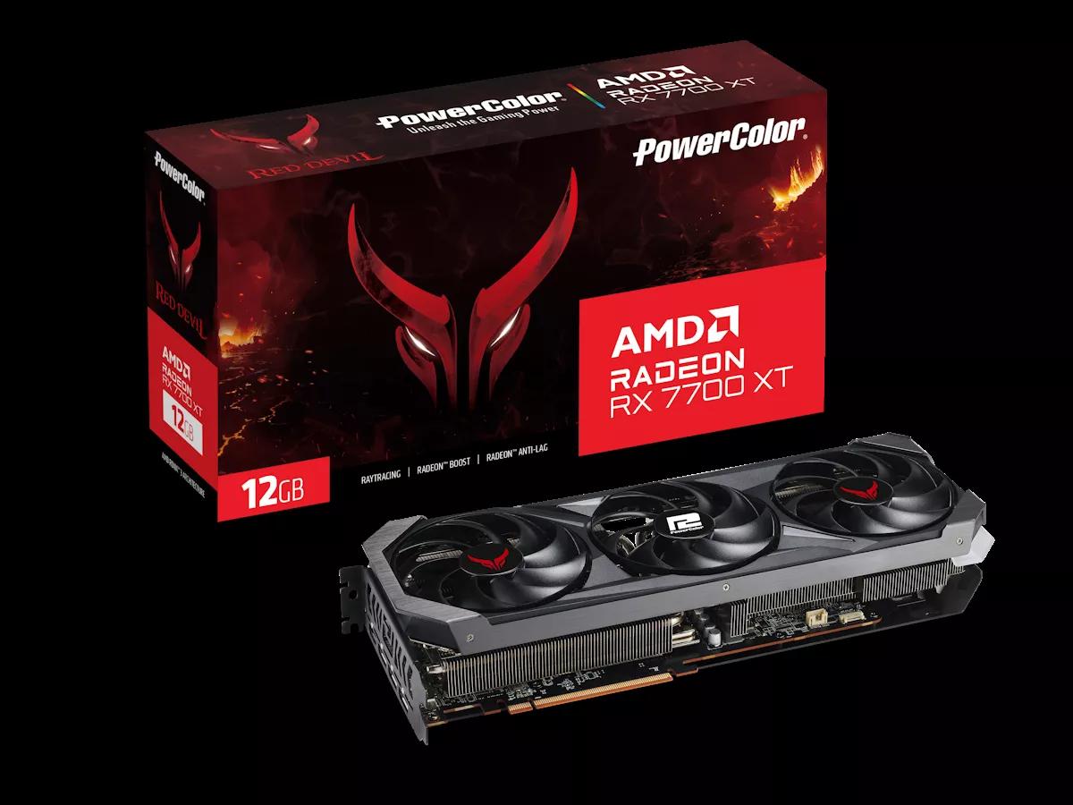 PowerColor Red Devil AMD Radeon RX 7700 XT 12GB GDDR6
